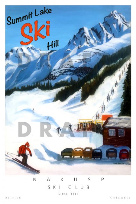 NEW! vintage Summit Lake Ski Hill poster! – Summit Lake Ski and ...